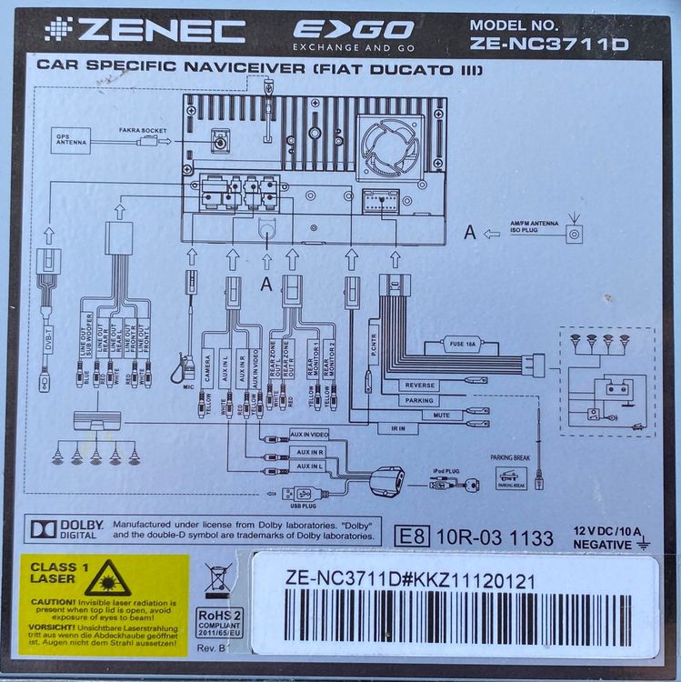 Zenec Camper Navi ZE-NC3711D | Kaufen auf Ricardo