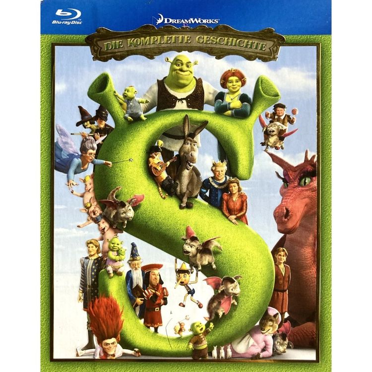 Shrek - Die komplette Geschichte - Teil 1-4 - Blu-ray (Gebraucht) in ...