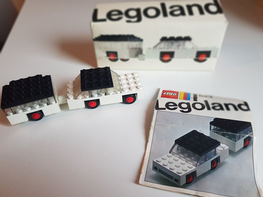 Lego 623 , white car with camper , alt (Gebraucht) in Ruswil für CHF 28 ...