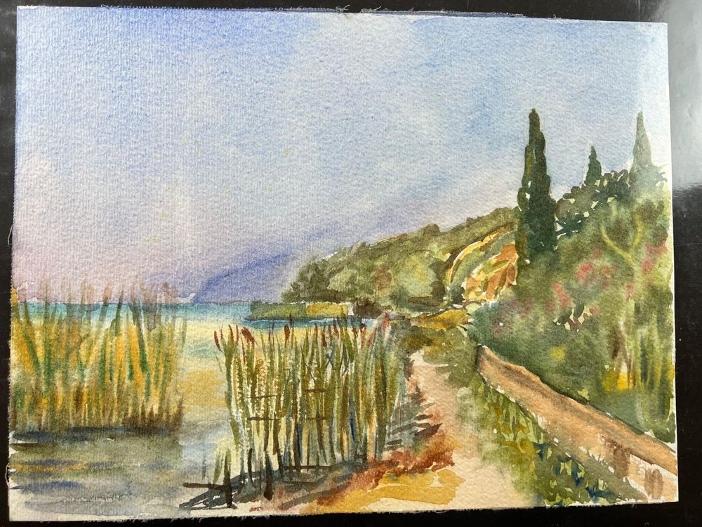 Herbstlandschaft Aquarell | Kaufen auf Ricardo