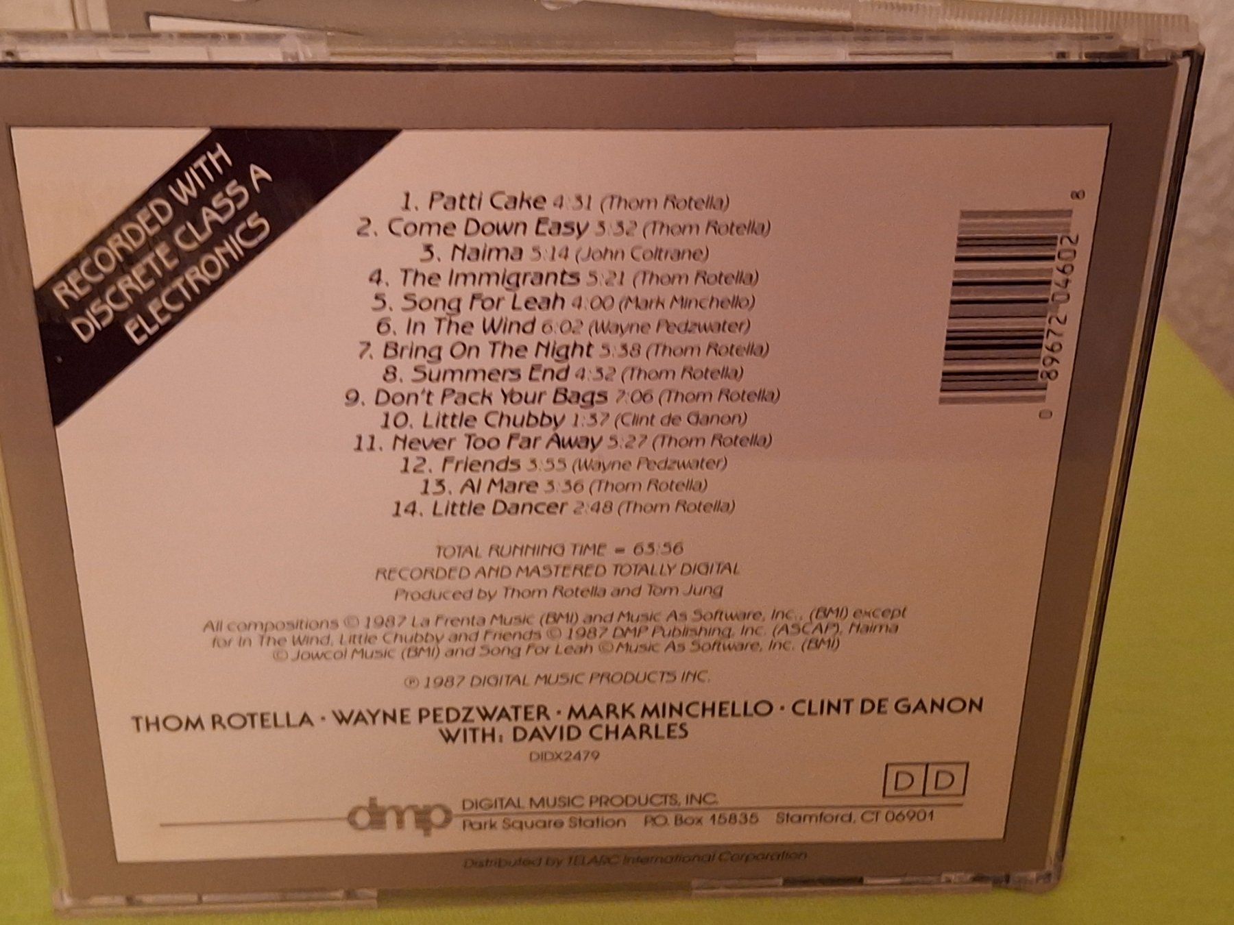 CD Thom Rotella Band - Thom Rotella - Jazz - Fusion (Gebraucht) in ...