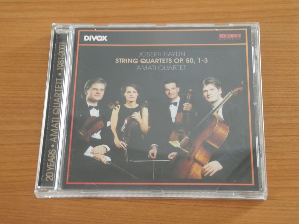 HAYDN: STREICHQUARTETTE OP 50 - AMATI QUARTETT - DIVOX | Kaufen auf Ricardo