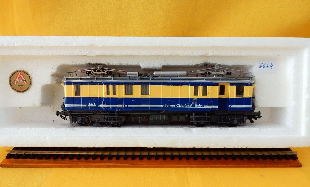 HO- BOB "Berner-Oberland Bahn" "Nostalgie" Motrice Fe 4/4 (Gebraucht ...