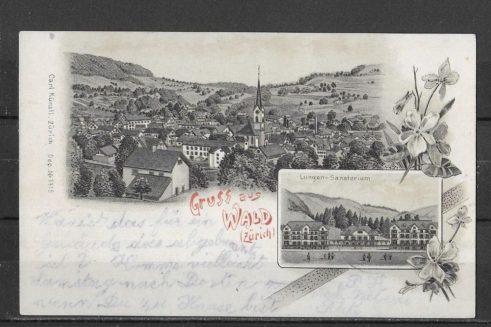 ZH Gruss aus Wald 1900 (Litho) (Gebraucht) in Schocherswil für CHF 18 – mit Lieferung auf ...