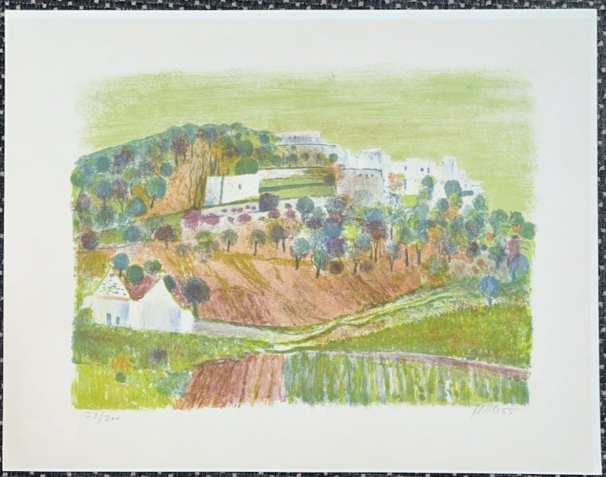 Lithografie Olivenhain, handsigniert Heinz Keller (ID b4808) (Gebraucht) in Gelterfingen für CHF ...