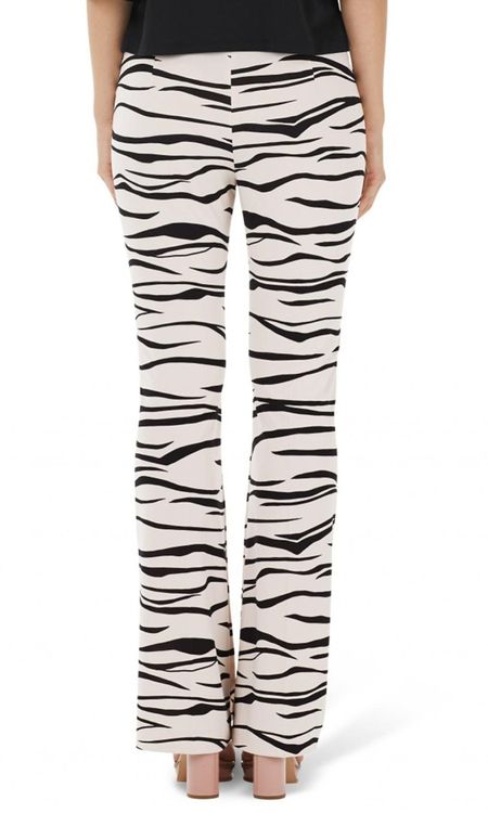 MARC CAIN Stretch Schlag Hose Leggings Pants Zepra Gr.N2/36 (Gebraucht ...