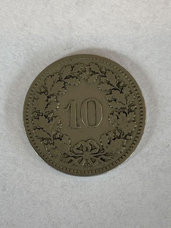 10rp. 1899 rare (55) (Gebraucht) in Bonstetten für CHF 1 – mit Lieferung auf Ricardo kaufen