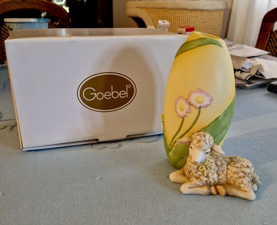 Goebel Original Ostervase mit Lamm 17.00 cm NEU/OVP rare (Neu und ...