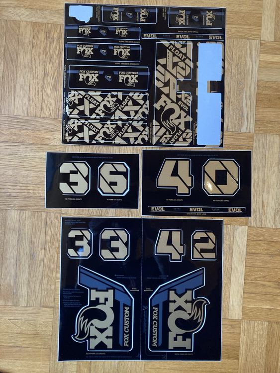 Fox decal kits 2021 kashima fork & shock (Neu (gemäss Beschreibung)) in ...