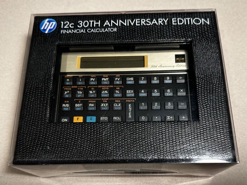 HP 12c 30th Anniversary Edition Financial Calculator wie neu (Neu ...