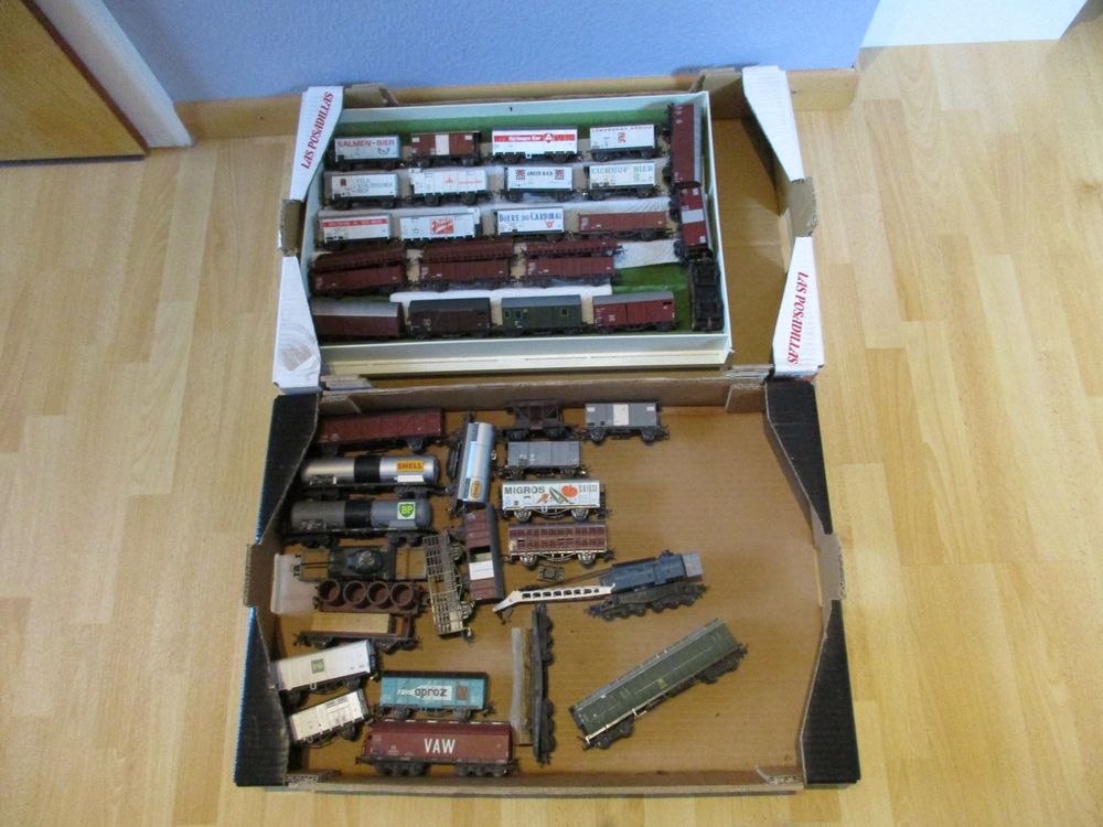 Liliput HO/GS ca. 46 Stk. Güterwagen (275) (D'occasion) à Reiden pour ...