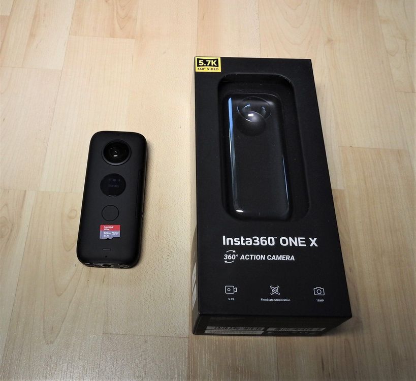 Insta360 One X inkl 64GB MicroSD Karte (Gebraucht) in Nuglar für CHF ...