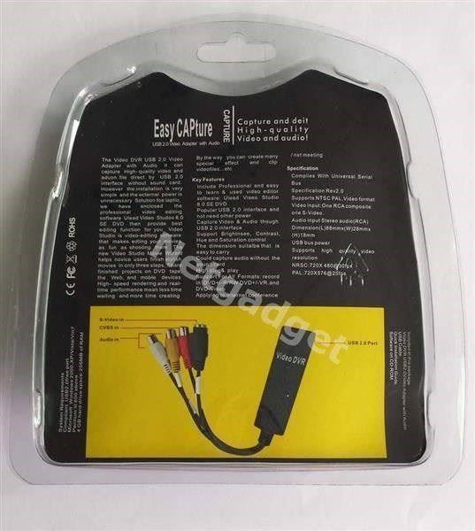 Audio/Video Grabber VHS EasyCAP DVR CCTV (Neu und originalverpackt) in Yverdon-les-Bains für CHF ...