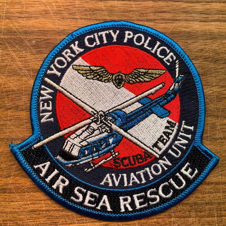 Patches USA POLICE N.Y.P.D. AIR SEA RESCUE | Kaufen auf Ricardo