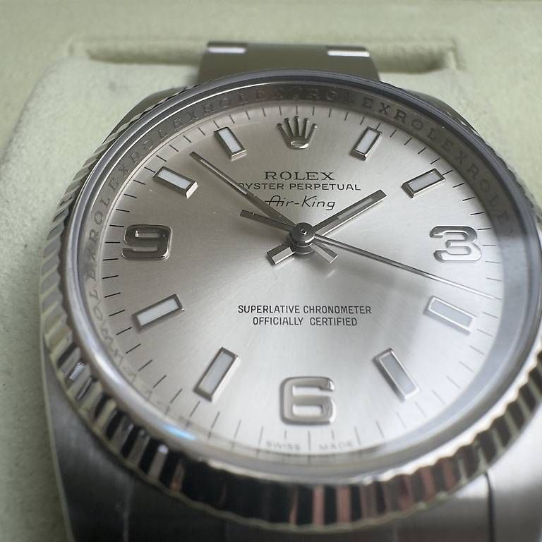 Rolex Air-King Oyster Perpetual, Top Zustand, frisch ab S... (Gebraucht ...