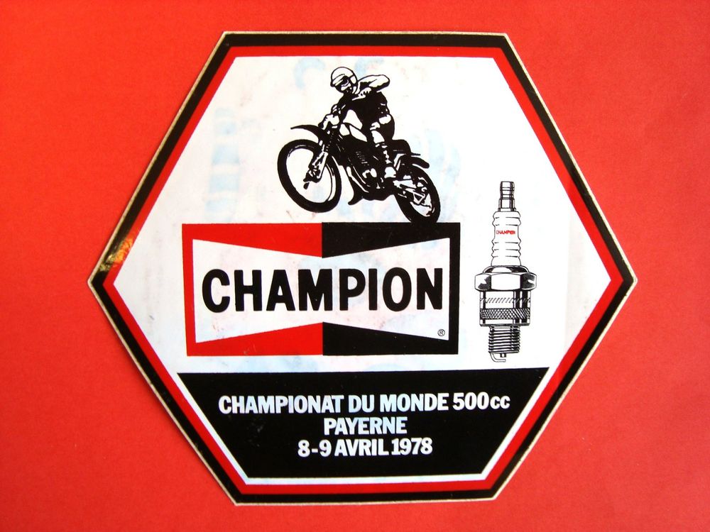 Autocollant, Aufkleber, Motocross 500 cc, Payerne 1978 | Kaufen auf Ricardo