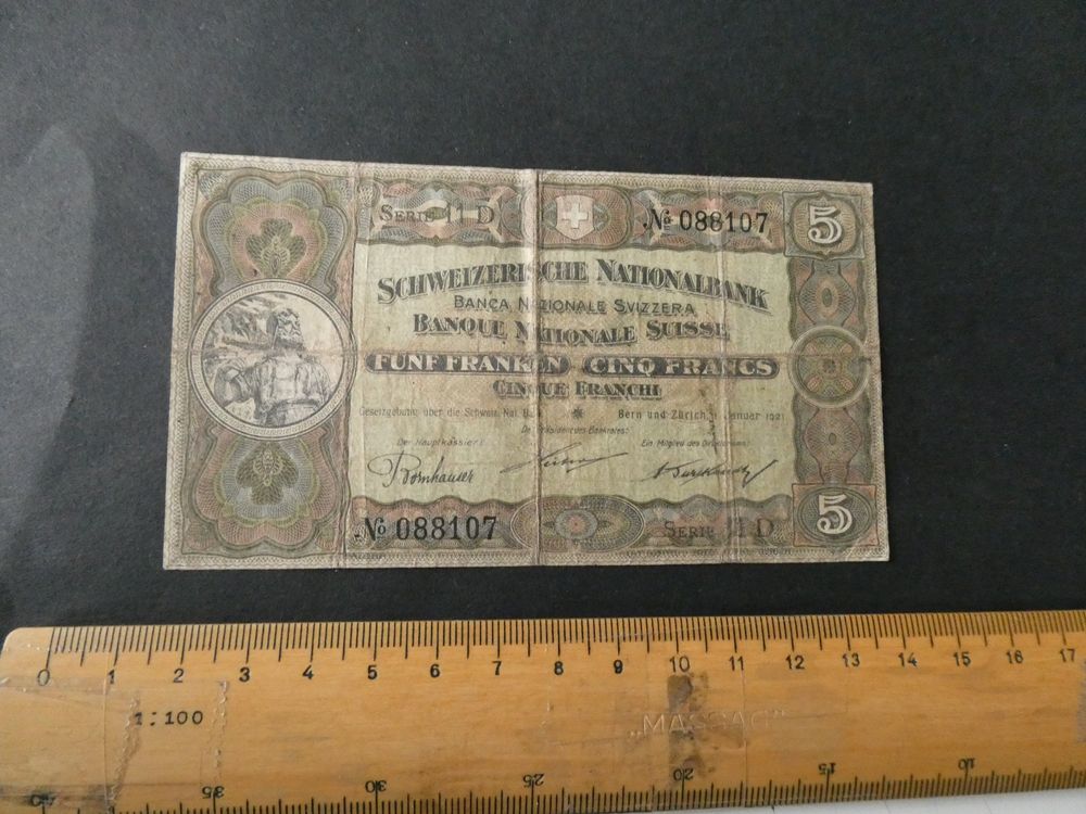 Schweiz 1921, 5 Franken | Kaufen auf Ricardo