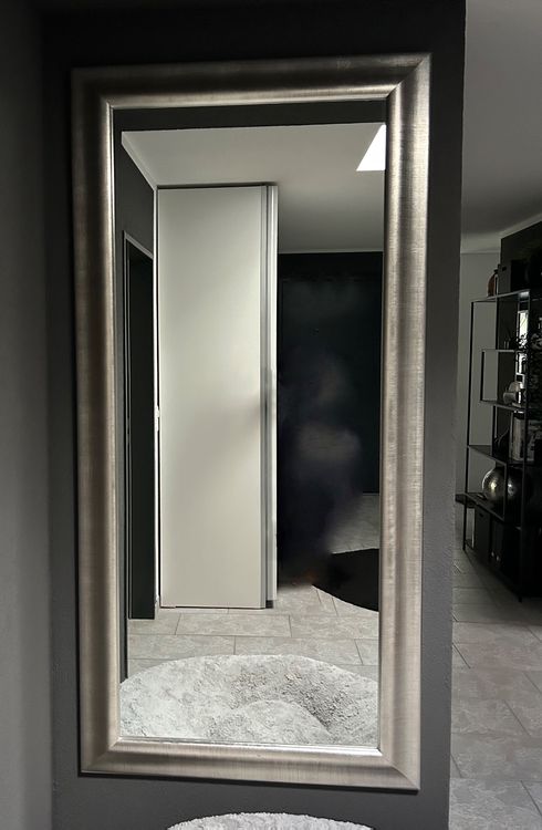 Grosser Design Wandspiegel Spiegel silber Möbel Pfister TOP | Kaufen ...