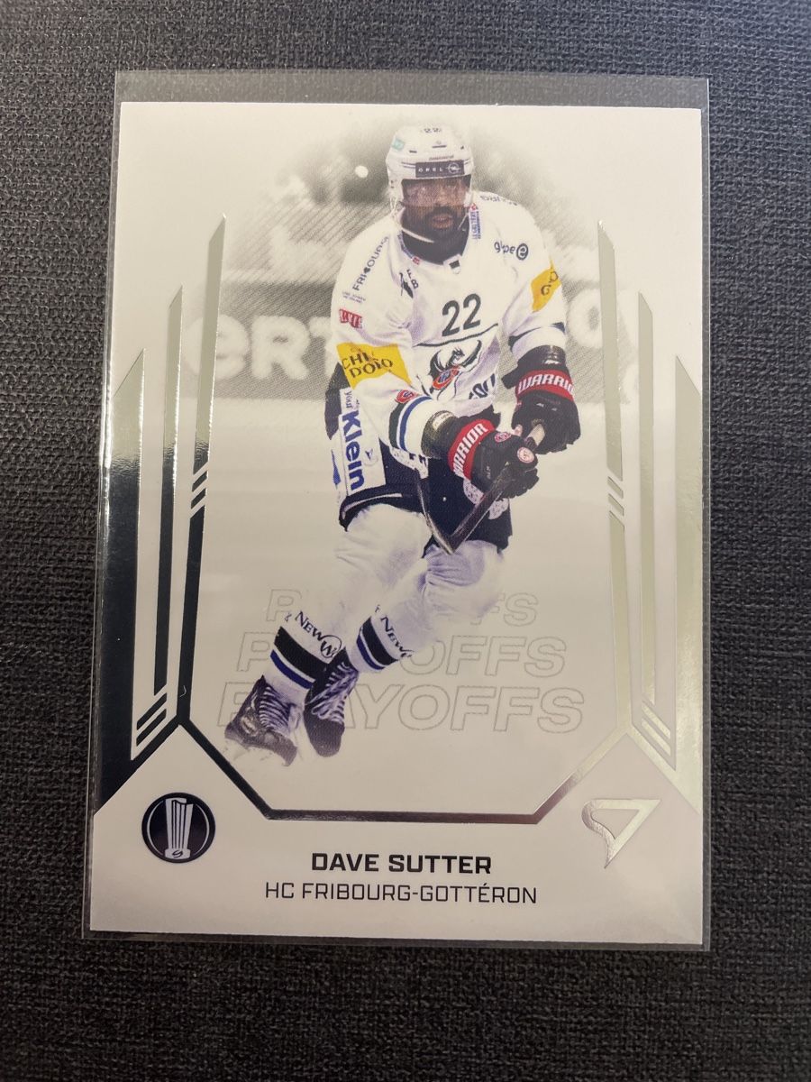 Sportzoo Dave Sutter Hc Fribourg-Gotteron Playoffs 2025 (Neu (gemäss ...
