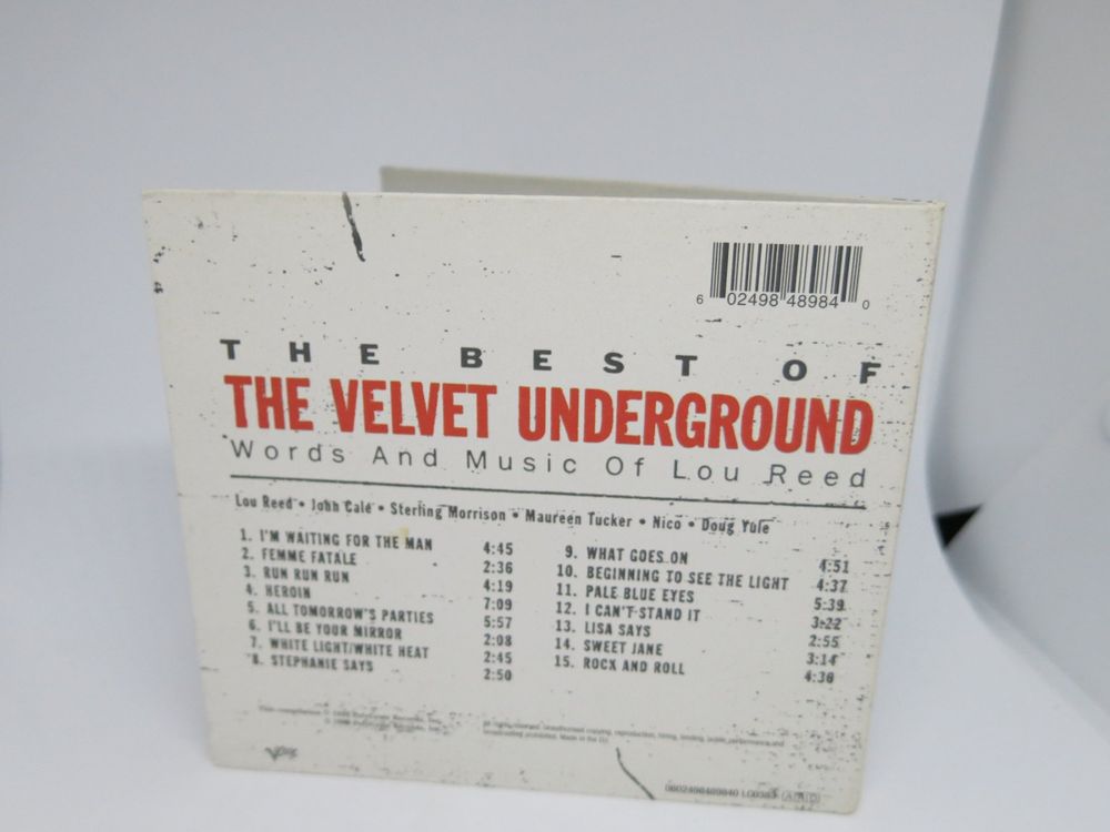CD The Best Of The Velvet Underground (Lou Reed) / Recycling (Gebraucht) in Ernetschwil für CHF ...