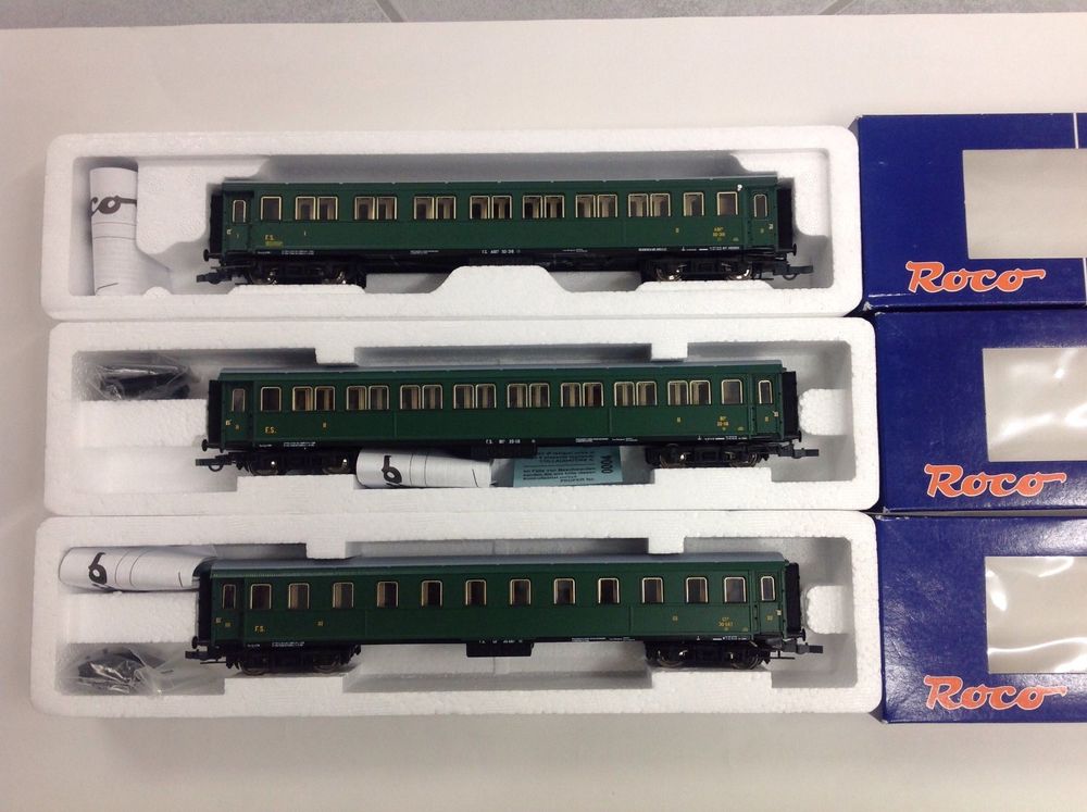 Roco 45555, 44700, 44704 FS Personenwage (Neu und originalverpackt) in ...