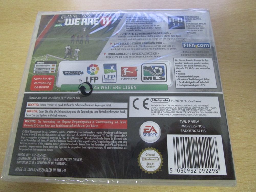 FIFA 11 EA Sports Fifa11 NDS NintendoDS Nintendo DS (Neu und ...