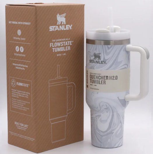 Stanley Cup Quencher H 2.0 Tumbler 40oz, Farbe: polar swirl (Neu und ...