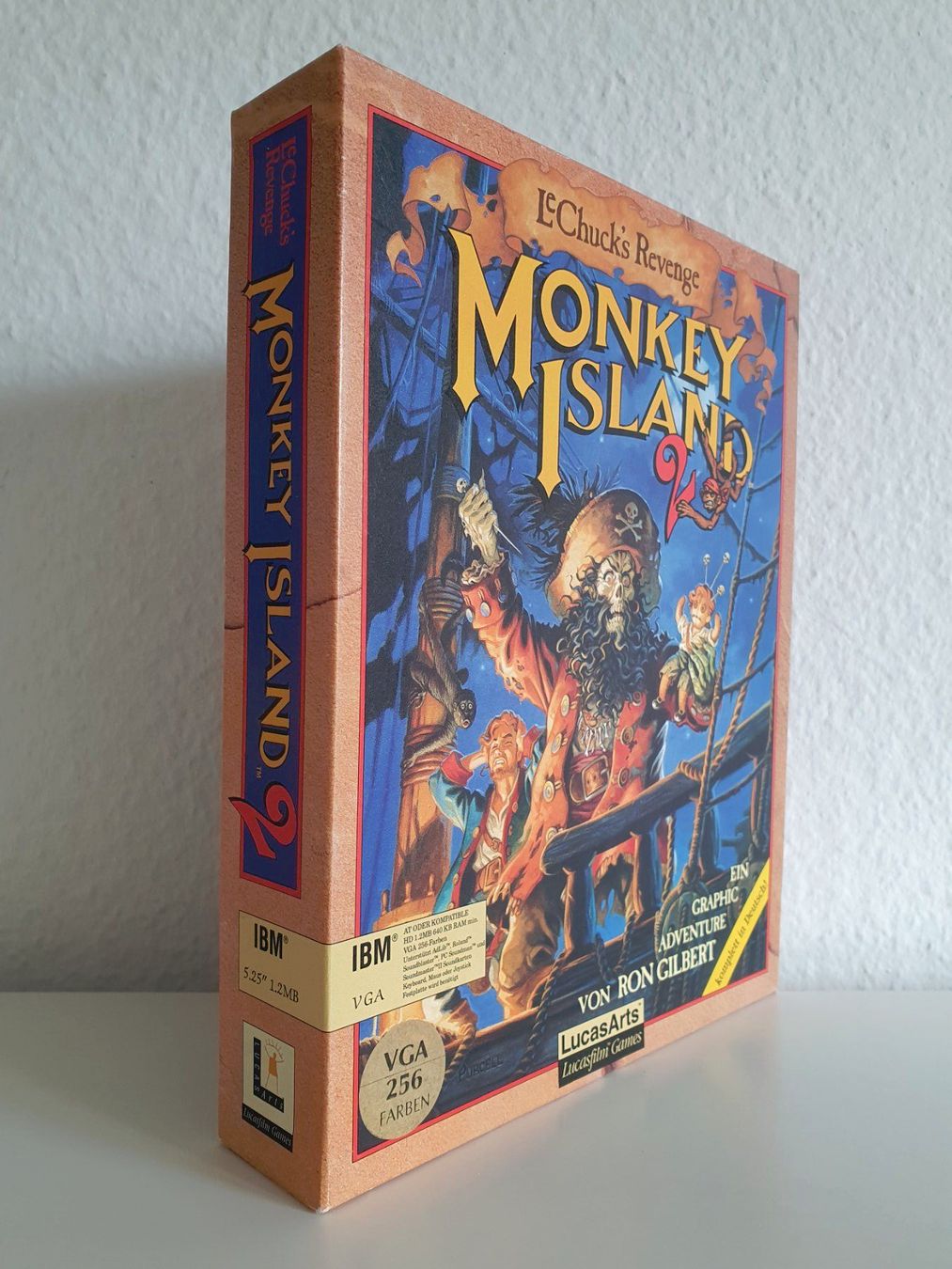 PC Game (LucasArts) Monkey Island 2 (1991) Big Box + Lösung (Gebraucht ...