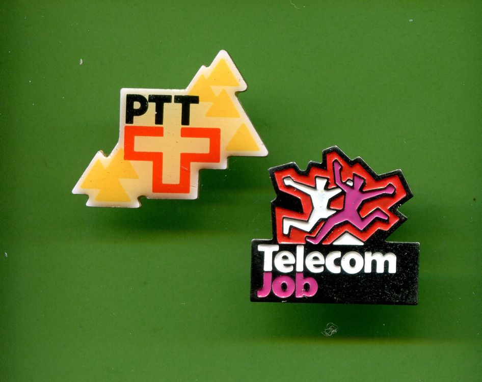 2 Pins PTT Telecom | Kaufen auf Ricardo
