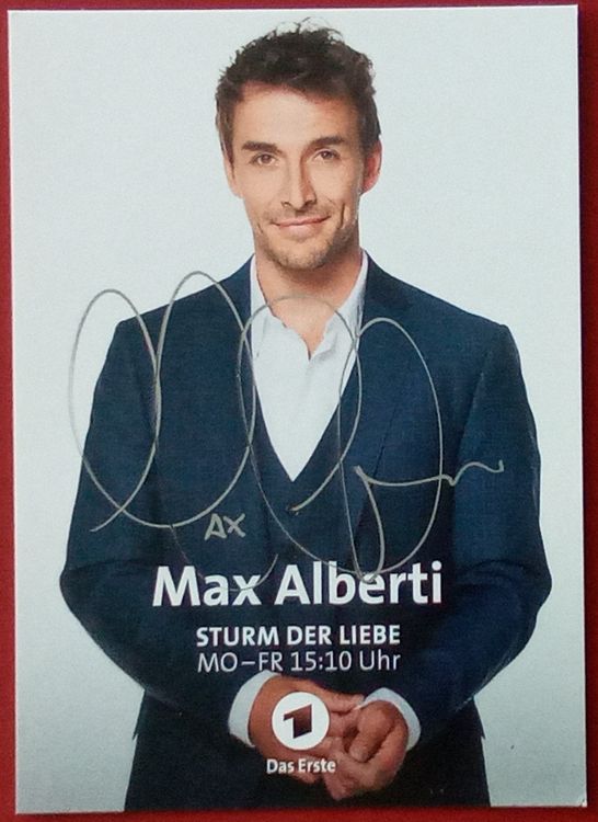 Max Alberti Autogramm signiert Fotopostkarte 10x15cm (Gebraucht) in ...