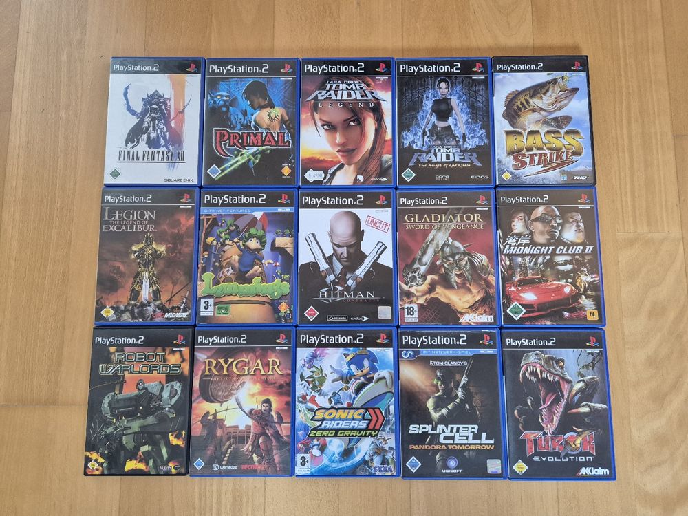 Playstation 2 Sammlung mit 30 PS2 Games (Gebraucht) in Bösingen für CHF 45 – mit Lieferung auf ...