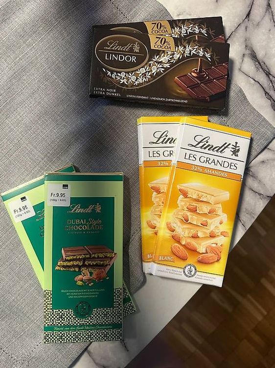Lindt Schokoladen-Set Lindor, Les Grandes & Dubai (Gebraucht) in ...