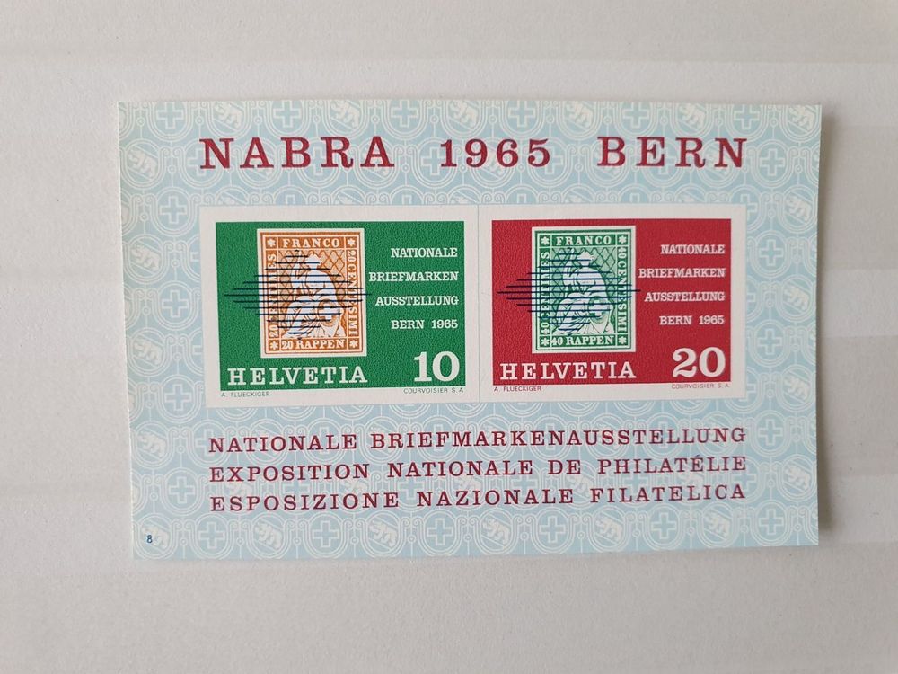 Markenblock NABRA Bern 1965 postfrisch** | Kaufen auf Ricardo