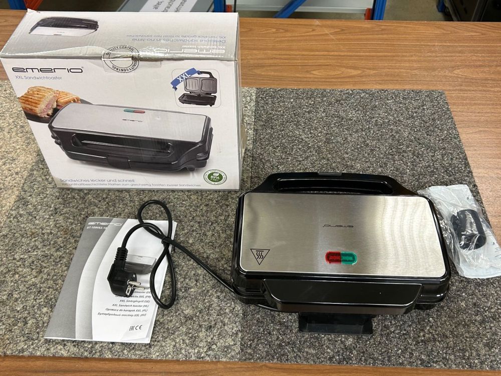 (21) emerio XXL Sandwichtoaster | Kaufen auf Ricardo