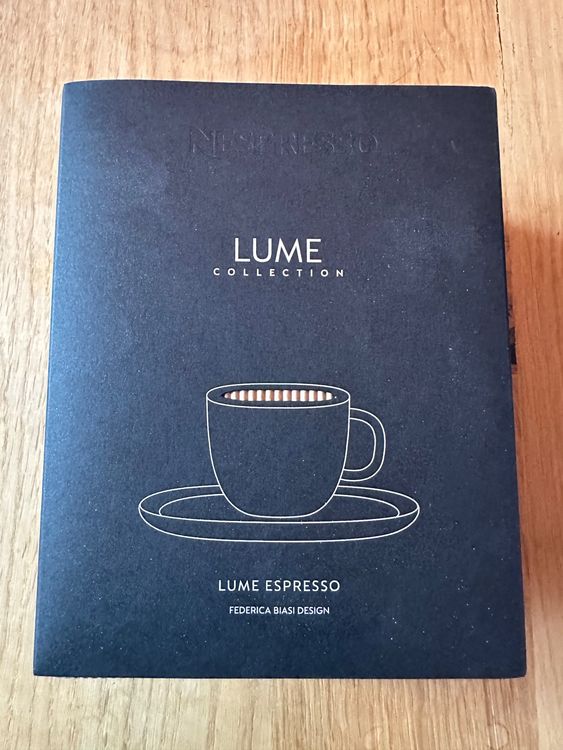 Nespresso Collection LUME Espresso Tassen & Untertassen (2x) (Neu und ...