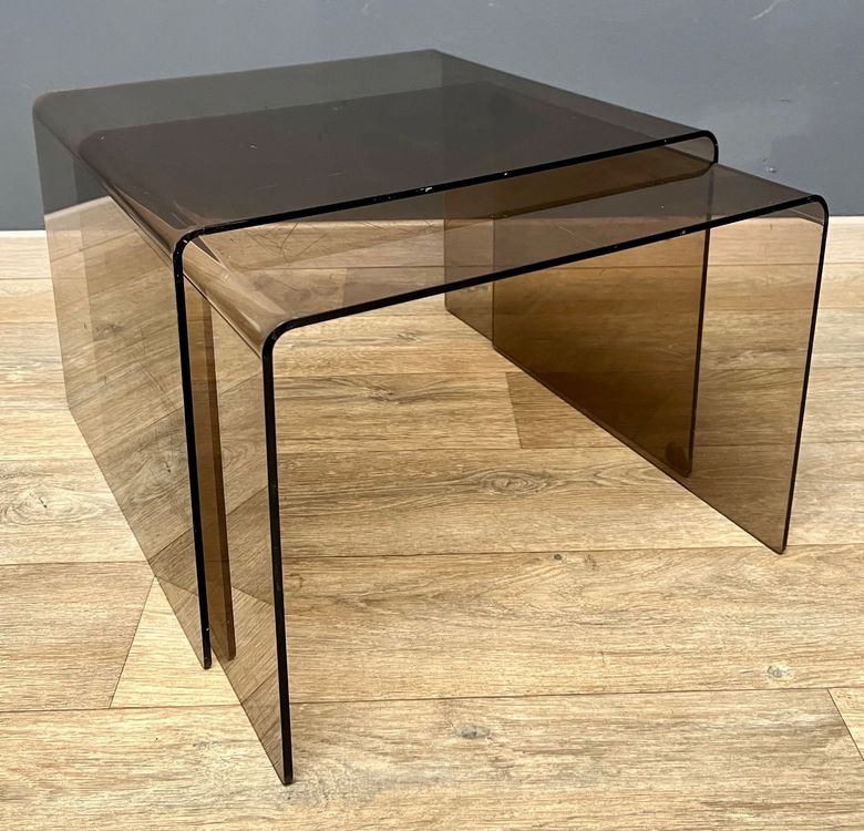 Vintage Plexiglas Design 2 Satz Tisch Braun (Gebraucht) in Reigoldswil ...