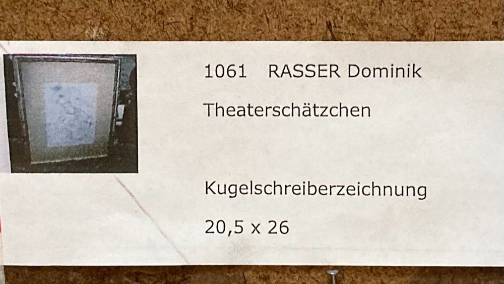 Rasser, Originalzeichnung (Gebraucht) in Einsiedeln für CHF 1300 – nur ...