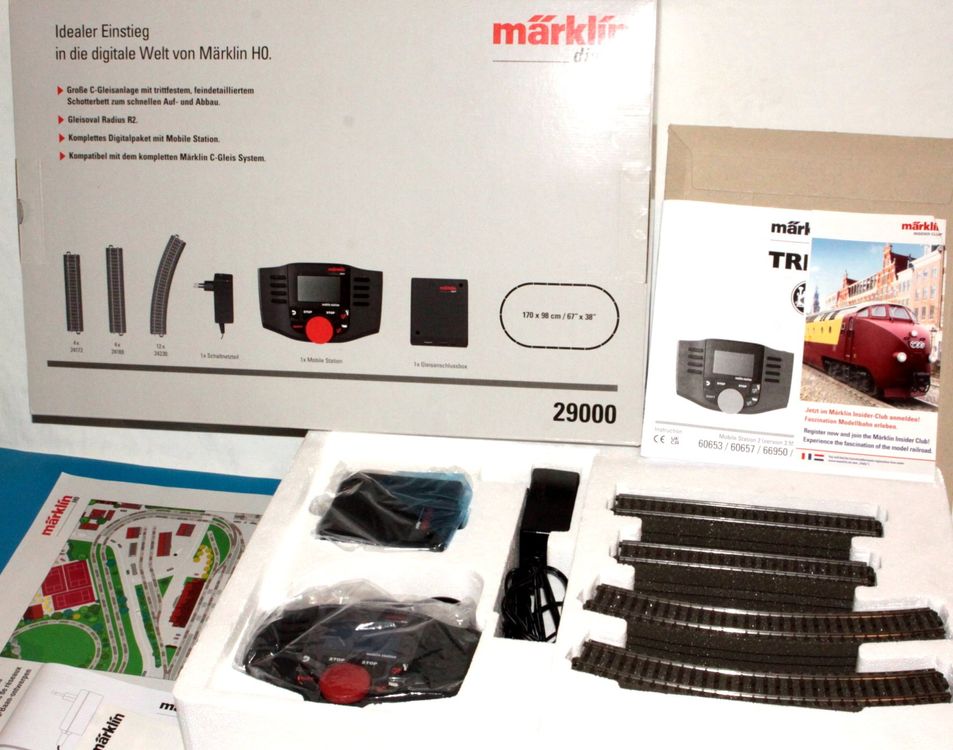 MÄRKLIN H0 29000 komplett mit C-Gleis DIGITAL Startset / NEU (Neu und ...