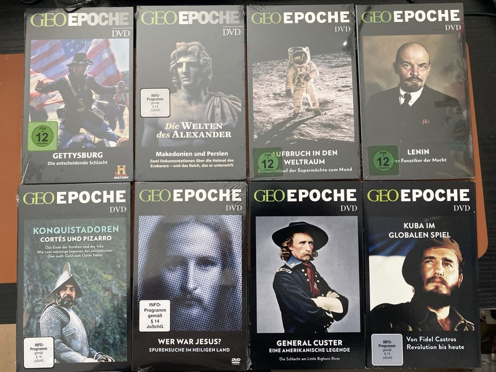 8 GEO EPOCHE DVDs History Konvolut neuwertig (Gebraucht) in Erlinsbach ...