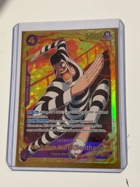 One Piece TCG Mr.2 Bon Kurei (Bentham) EB01-061 SFC (Neu (gemäss ...
