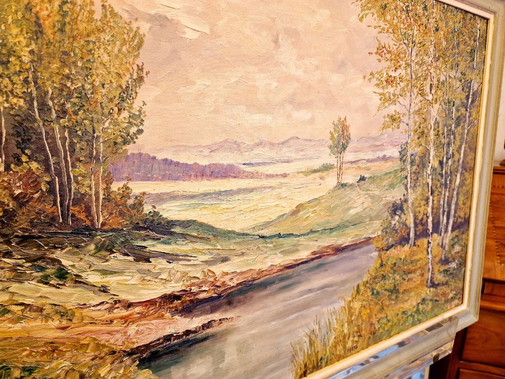 Gemälde "Herbstlandschaft" von E. Regli, signiert 1962 (Gebraucht) in ...
