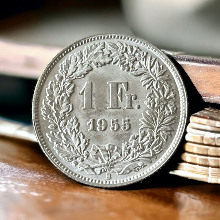 Schweiz 1 Franken Silber Jahrgang 1955 VZGL | Kaufen auf Ricardo