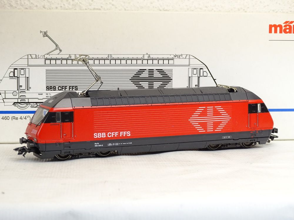 Märklin 3460 Elektrolok Re460, SBB, Delta, Rot, H0,WS/AC,OVP (Gebraucht) in Wohlen AG für CHF ...