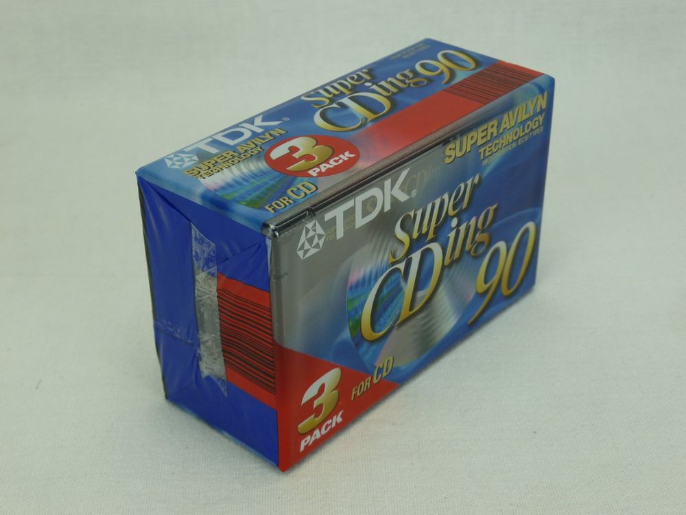 TDK Super CDing 90 Kassetten 3erPack Super Avilyn Technology | Kaufen auf Ricardo