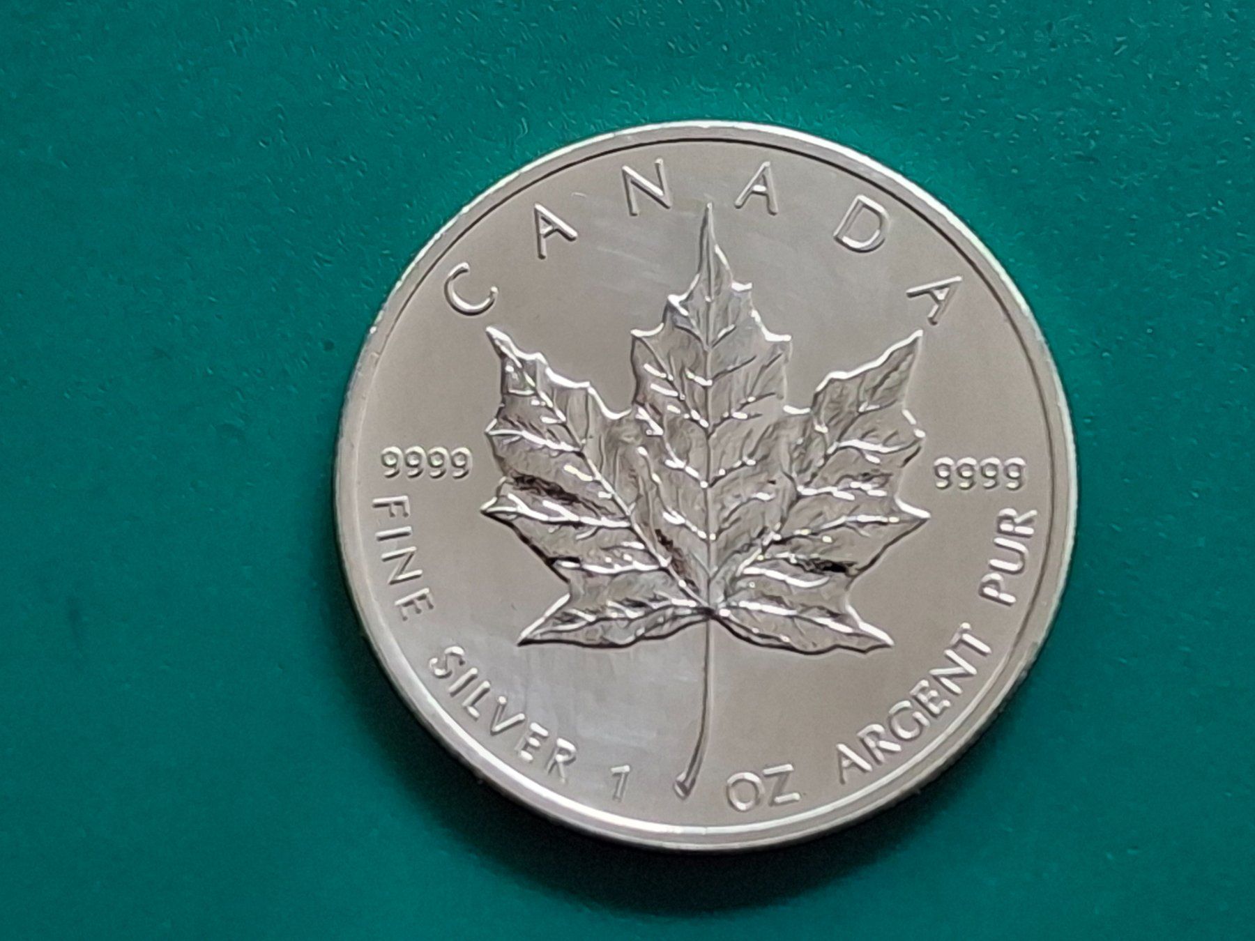1 Unze Silber - Kanada - Maple Leaf - Münze 5 Dollar, 2008 (Neu (gemäss ...