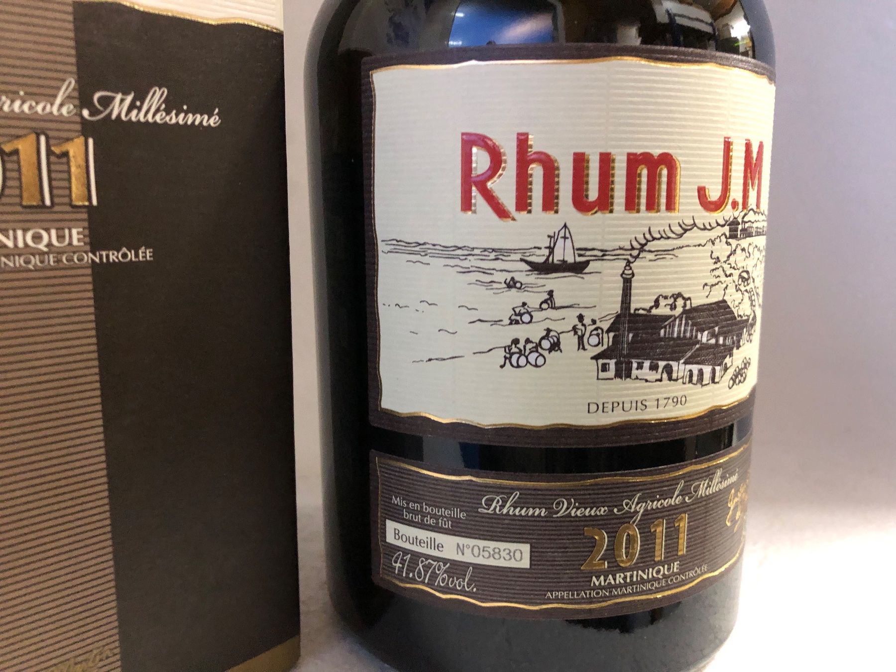1 Fl. Rhum Vieux Agricole 2011 J. M. Martinique 41.87Vol.% (Neu und ...