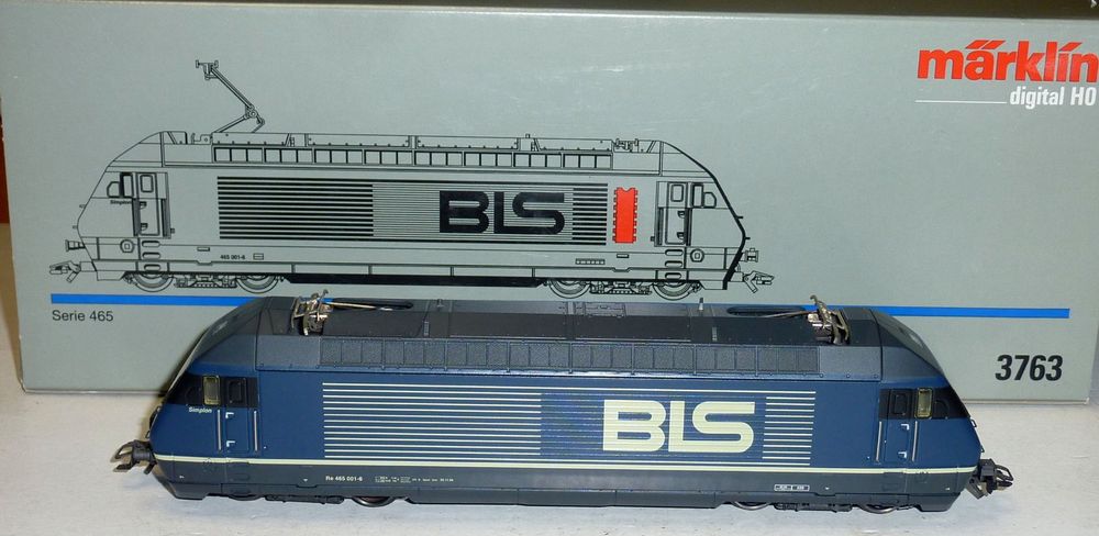 Märklin 3763 Re 465 001-6 BLS H0 Digital AC/WS ☼ (Gebraucht) in ...