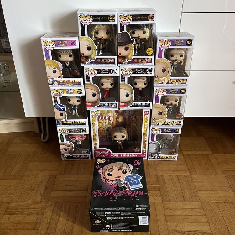 COMPLETE COLLECTION 11x Britney Spears Funko Pop! Rocks | Kaufen auf ...