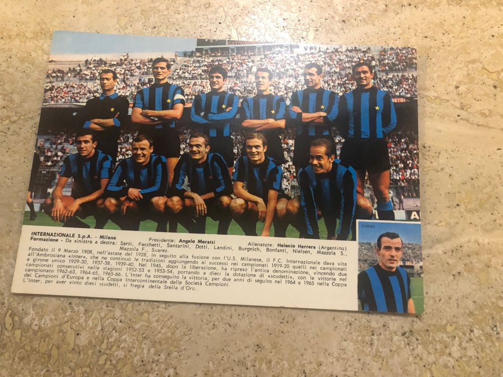 LA GRANDE INTER ANNI 1960 NON VIAGGIATA (Gebraucht) in Davesco-Soragno ...