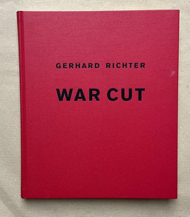 Kunstbuch: Gerhard Richter, War Cut (Gebraucht) in Zunzgen für CHF 40 – mit Lieferung auf ...
